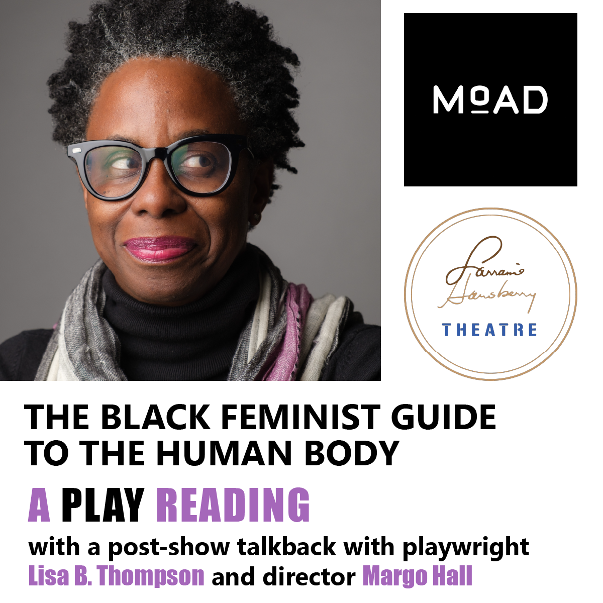 Reading | Lorraine Hansberry Theater presents The Black Feminist Guide to the Human Body | MoAD